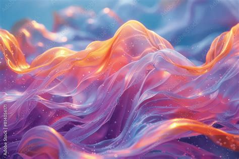 Colorful Abstract Visualization Of A Tetanus Bacterium With Its Rigid