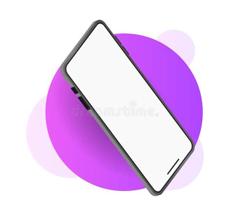 Realistic Smartphone Mockup Device Ui Ux Mockup App Presentation 3d Cell Phone On Modern