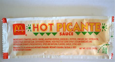 Mcdonalds Hot Picante Sauce Packets At Kris Allard Blog