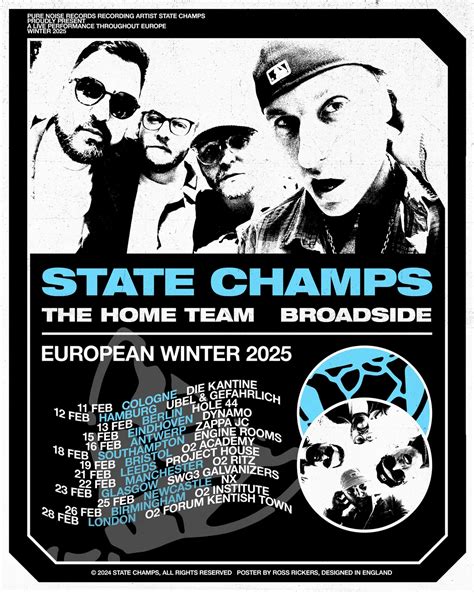 State Champs Announce 2025 Tour With ﻿the Home Team And… Kerrang