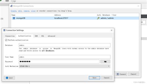 Mongodb设置用户名密码以便robomongodb可视化工具使用robo连接mongodb并设置用户名密码 Csdn博客