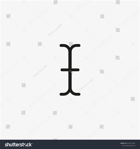 Text Cursor Icon Line Design Style Stock Vector Royalty Free Shutterstock