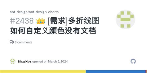 👑 [需求]多折线图 如何自定义颜色没有文档 · issue 2438 · ant design ant design charts