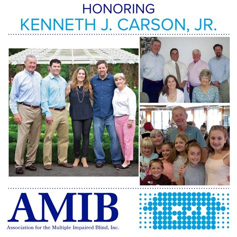 HONORING KENNETH J CARSON JR From The CARSON FAMILY AMIB