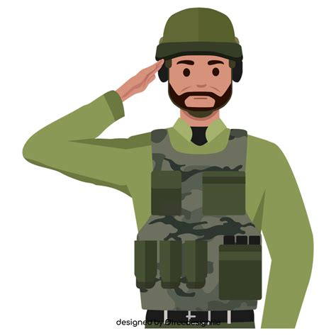 Experienced Soldier Clipart Free Download