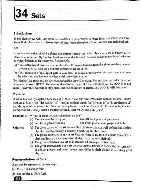 Extra Notes On Sets Mathematics Class Vii 19 Oct 2022 08 56 56 Pdf