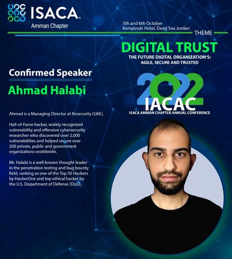 Ahmad Halabi On Linkedin Speaker Security Resecurity Ahmadhalabi Cybersecurity Technology