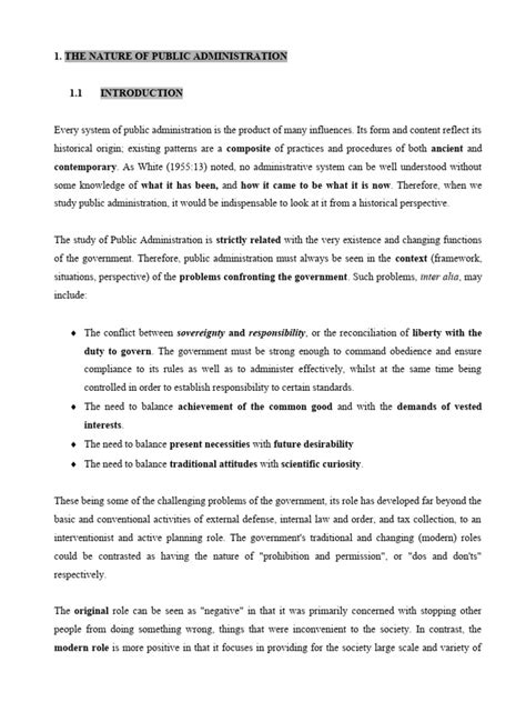 Introduction To Public Administration | PDF | Public Administration | Science