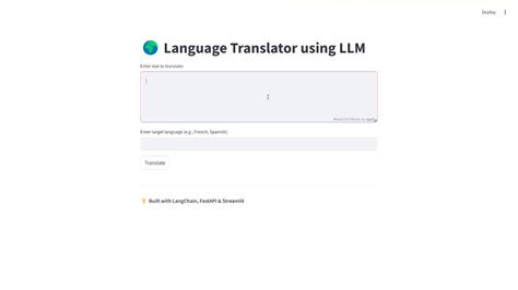 Chetan Pawar On Linkedin Machinelearning Langchain Fastapi Streamlit Languagetranslation Ai