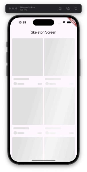 Flutter 实现骨架屏 Hustoking 博客园