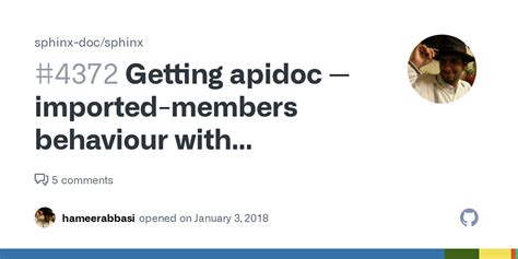 Getting Apidoc Imported Members Behaviour With Autosummary Issue Sphinx Doc Sphinx
