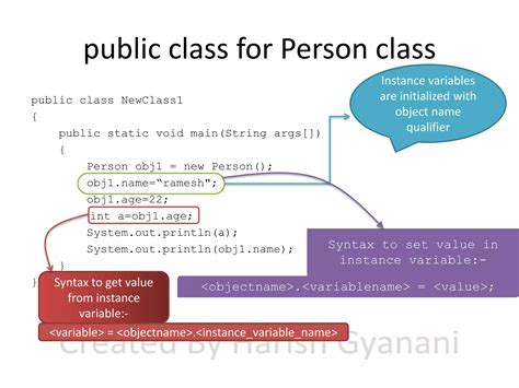 Simple Class And Object Examples In Java Pptx