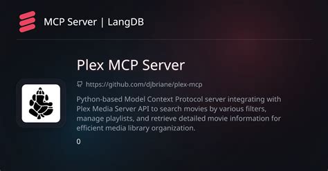 plex mcp server langdb