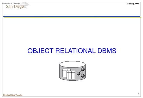 PPT - OBJECT RELATIONAL DBMS PowerPoint Presentation, free download - ID:9690494