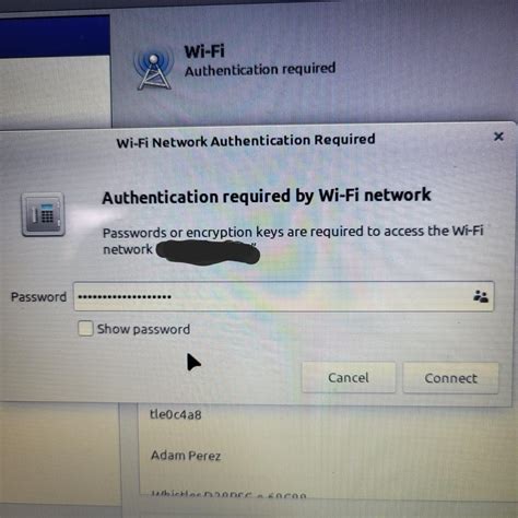 Trying To Connect To Wifi But Need Authentication R Linuxmint
