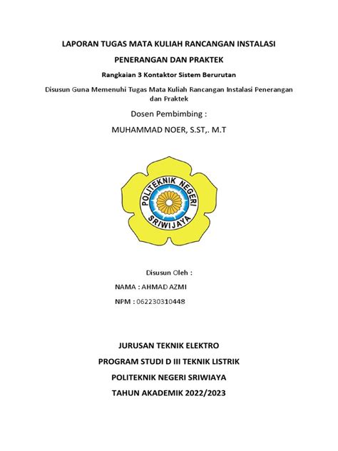 rangkaian 3 kontaktor sistem berurutan pdf metode and bahan ajar