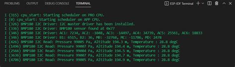 Bmp180 Barometric Sensor With Esp32 Esp Idf