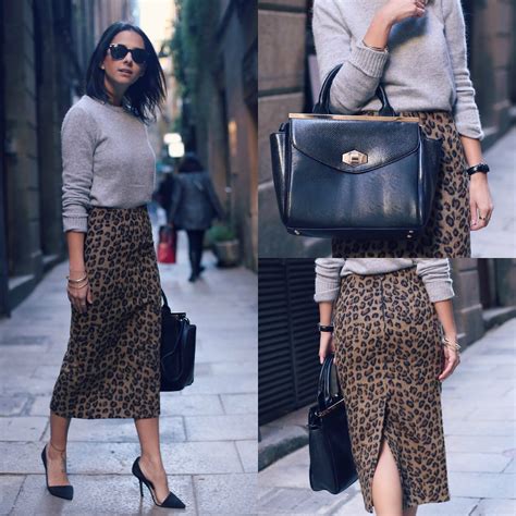 Леопардовая Юбка Карандаш Фото — Картинки фотографии