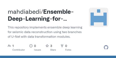 Ensemble Deep Learning For Seismic Data Reconstructionensemble Model Trainingpy At Main