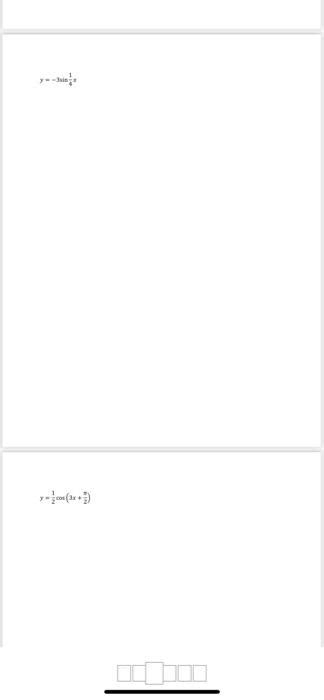 Solved Y−3sin4x32π1graph Two Periods By Finding The 5
