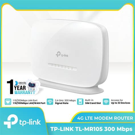 Promo Modem Router TP LINK TL MR Mbps Wireless N G LTE Cicil X Jakarta Pusat