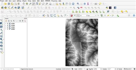 merge raster layers in qgis gis tuto