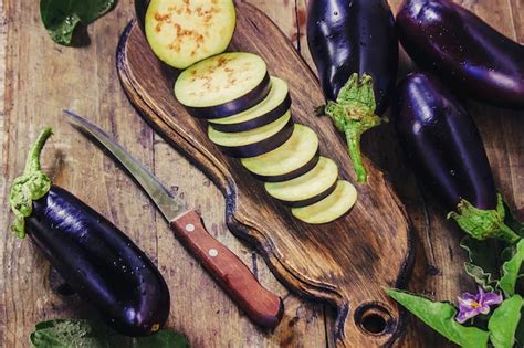Premium Photo Eggplant Nature Food And Drink Selective Focus