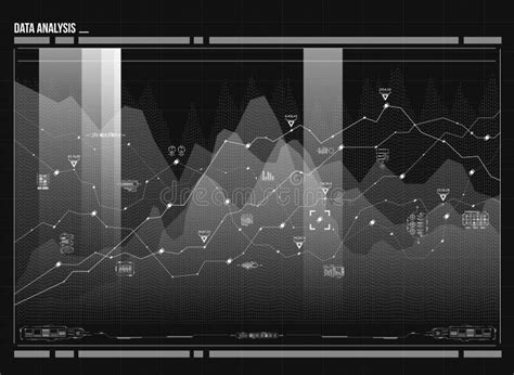 Data Analysis Visualization Visual Data Complexity Social Network Representation Stock Vector