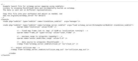 Octomap 2d Map Nothing To Publish Octree Is Empty Rros