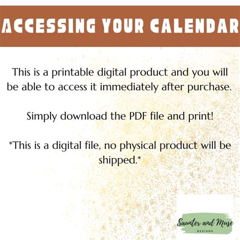 Desert Dreams Classroom Flip Calendar Boho Desert Classroom Decor