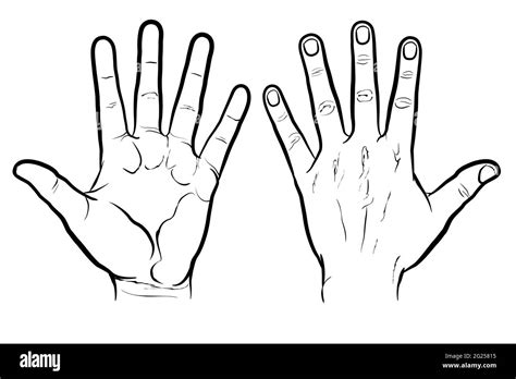 How To Draw A Hand Outline