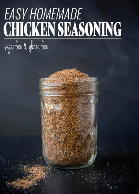 Easy Chicken Seasoning Recipe Sugar Free And Gluten Free Vindulge