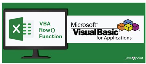 Vba Now Function In Microsoft Excel Tpoint Tech
