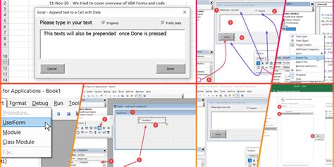 Excel Pop Up Box Using VBA Macro Add Texts With Date For Status Deeps Online