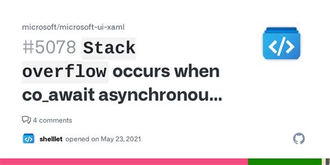 `stack Overflow` Occurs When Coawait Asynchronous Function In The Loop