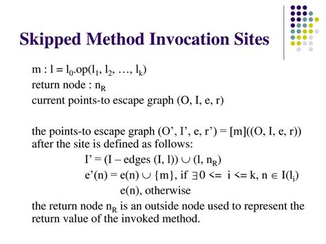 Compositional Pointer And Escape Analysis For Java Programs Ppt Download