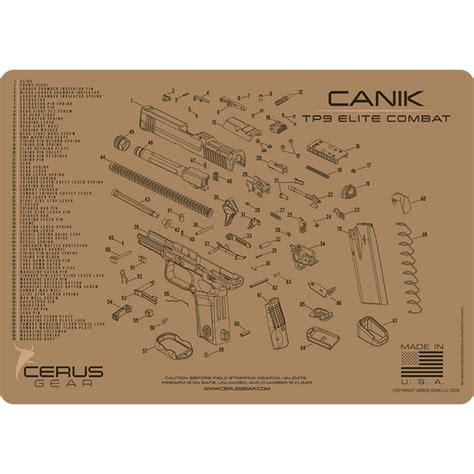 CANIK TP ELITE COMBAT SCHEMATIC PROMAT Clean Your TP Like A Pro Cerus Gear