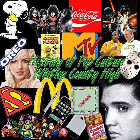 American Popular Culture Collage
