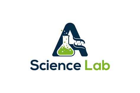 Alphabet A With Dna Genetic Lab Logo Graphic By Billah200masum