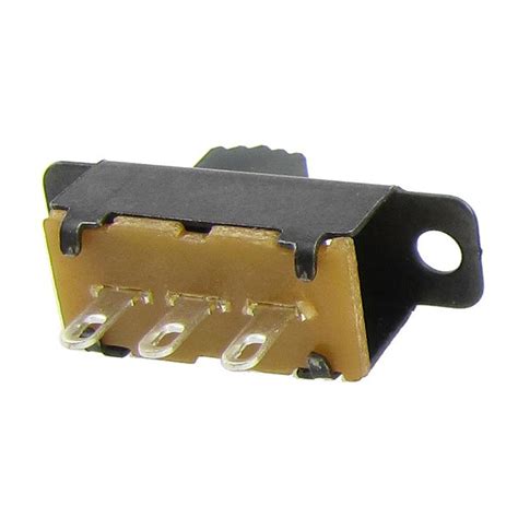 Pcs DC V A Solder Lug Pin Position SPDT P T Mini Panel Slide Switch In Switches