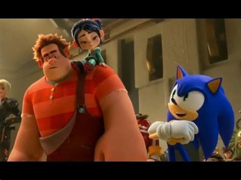 Sonic In Wreck It Ralph 2 Trailer Youtube