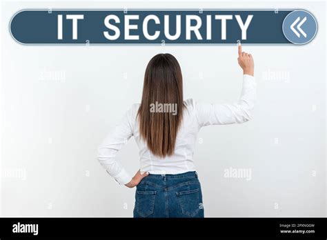 Text Caption Presenting It Security Word Written On Protection Of