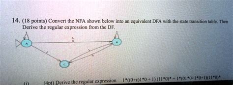 solved convert the nfa shown below into an equivalent dfa with the