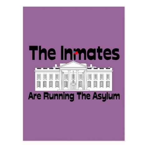 The Inmates Are Running The Asylum Postcard Zazzle