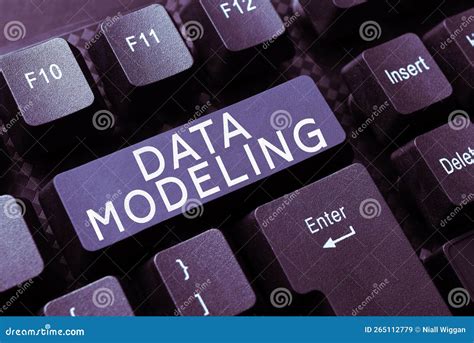 Sign Displaying Data Modeling Business Overview Process Of