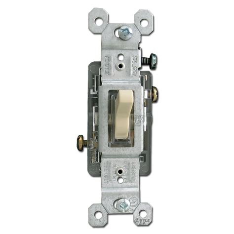 Ivory Horizontal Double Toggle Duplex Switches