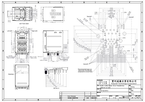 Rj45 Connector With Integrated Transformer Rj45 Gigabit Dual Usb3 0 Connector