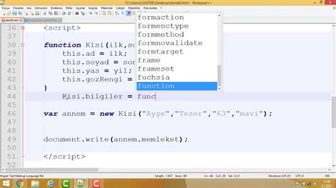 Javascript Dersleri 66 Nesne Prototipleri Object Prototypes Youtube