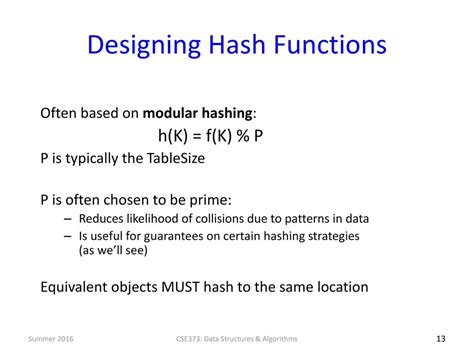 Cse373 Data Structures And Algorithms Lecture 6 Hash Tables Ppt Download