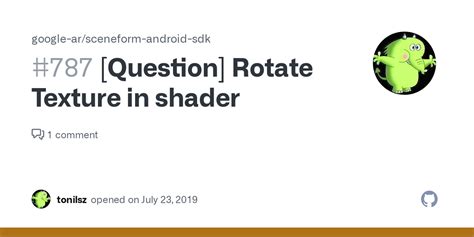 Question Rotate Texture In Shader Issue Google Ar Sceneform Android Sdk GitHub